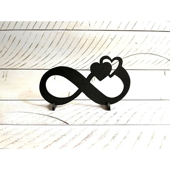 Hand Crafted | Accents | Infinity Heart Silhouette Wall Art | Poshmark